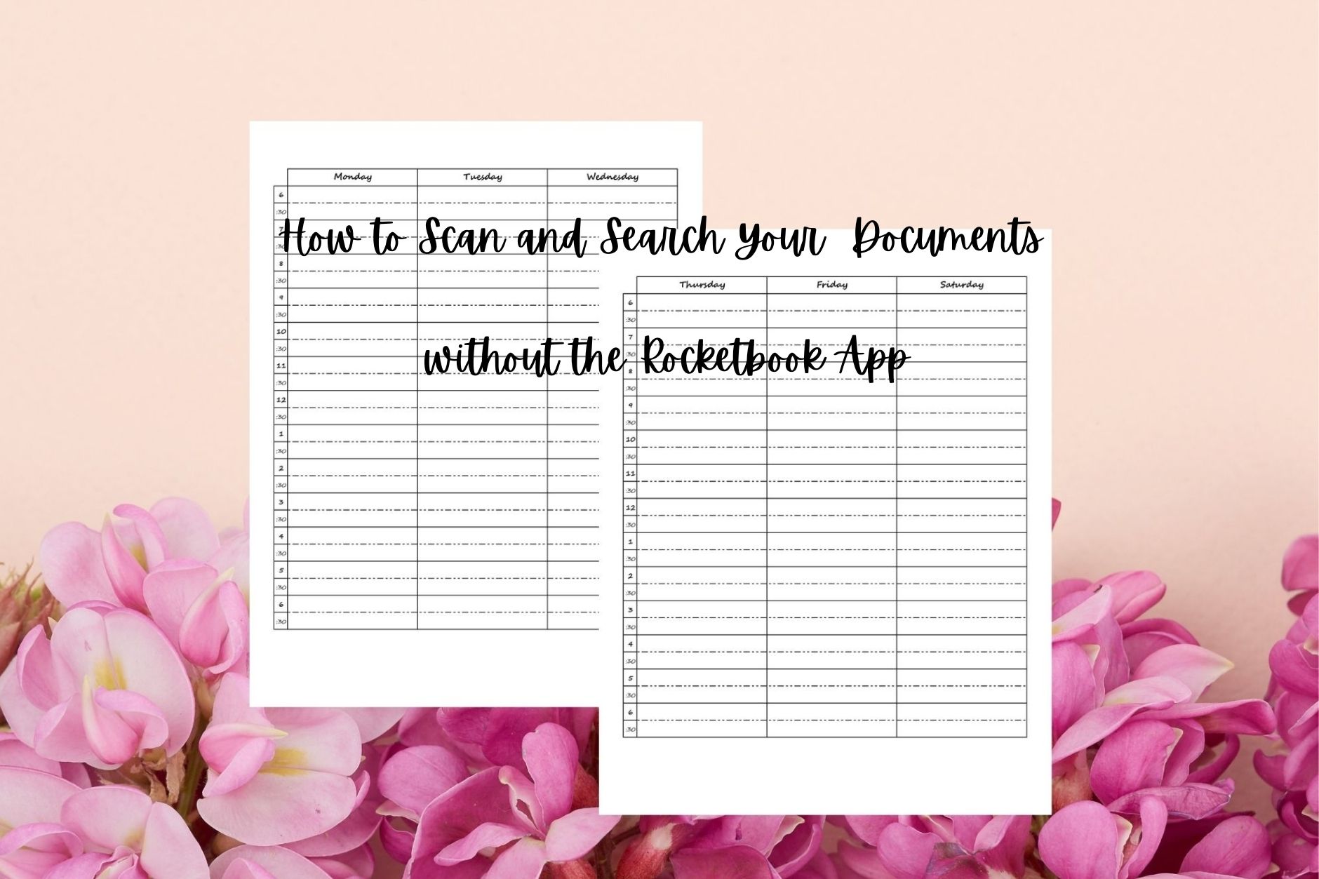 Scan, Save, and Re-Use Notebook Pages ~ The Salty Uber Mom